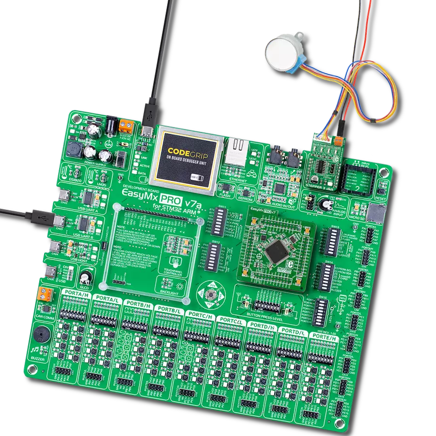 Drive unipolar stepper motors with ULN2003A and STM32F746VG | EmbeddedWiki