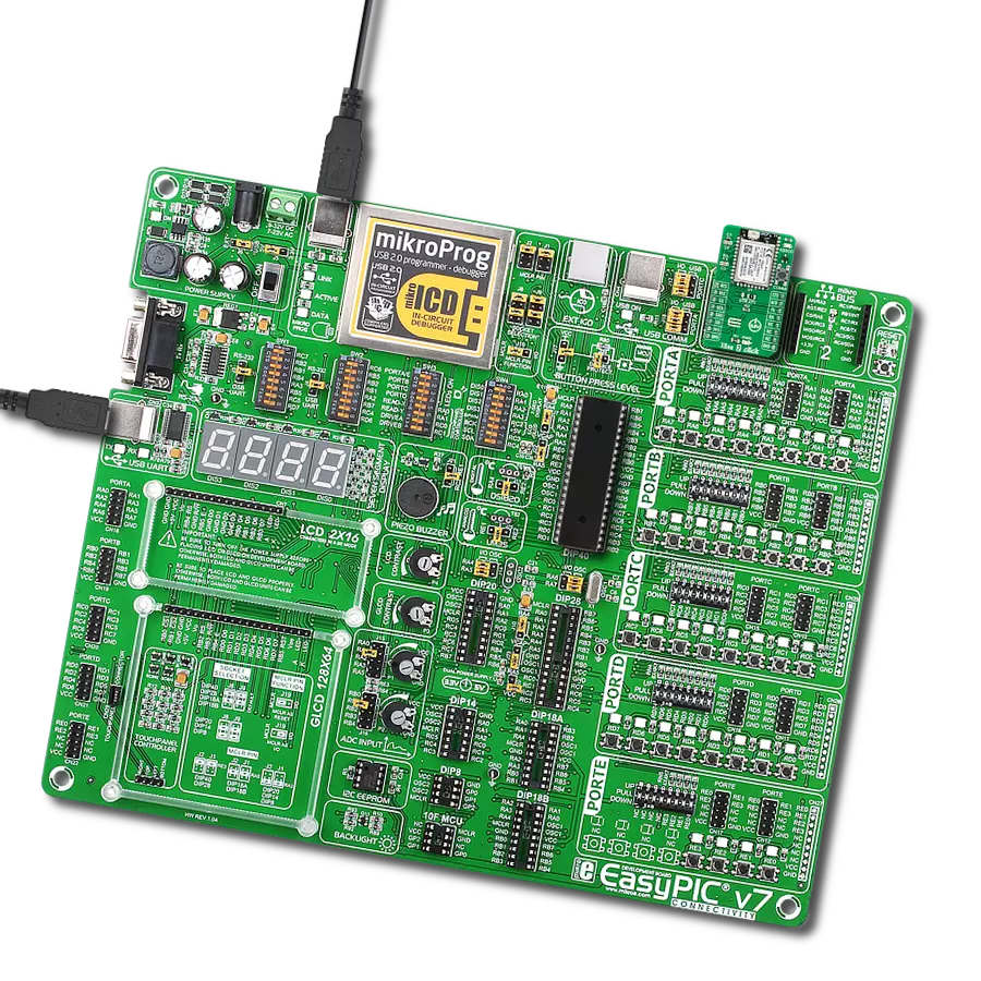 Combine XB3-24Z8UM and PIC18F4515 to create an embedded cellular and mesh networking ...