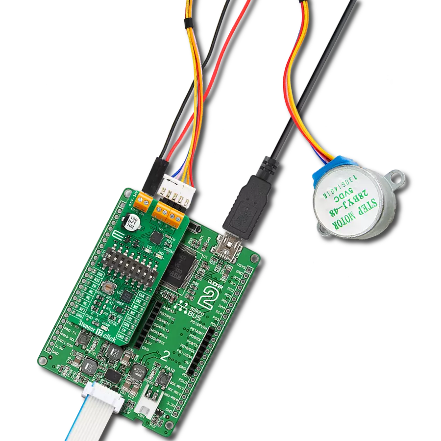 Drive a bipolar stepping motor easily with TB67S549FTG and STM32F407VGT6 | EmbeddedWiki