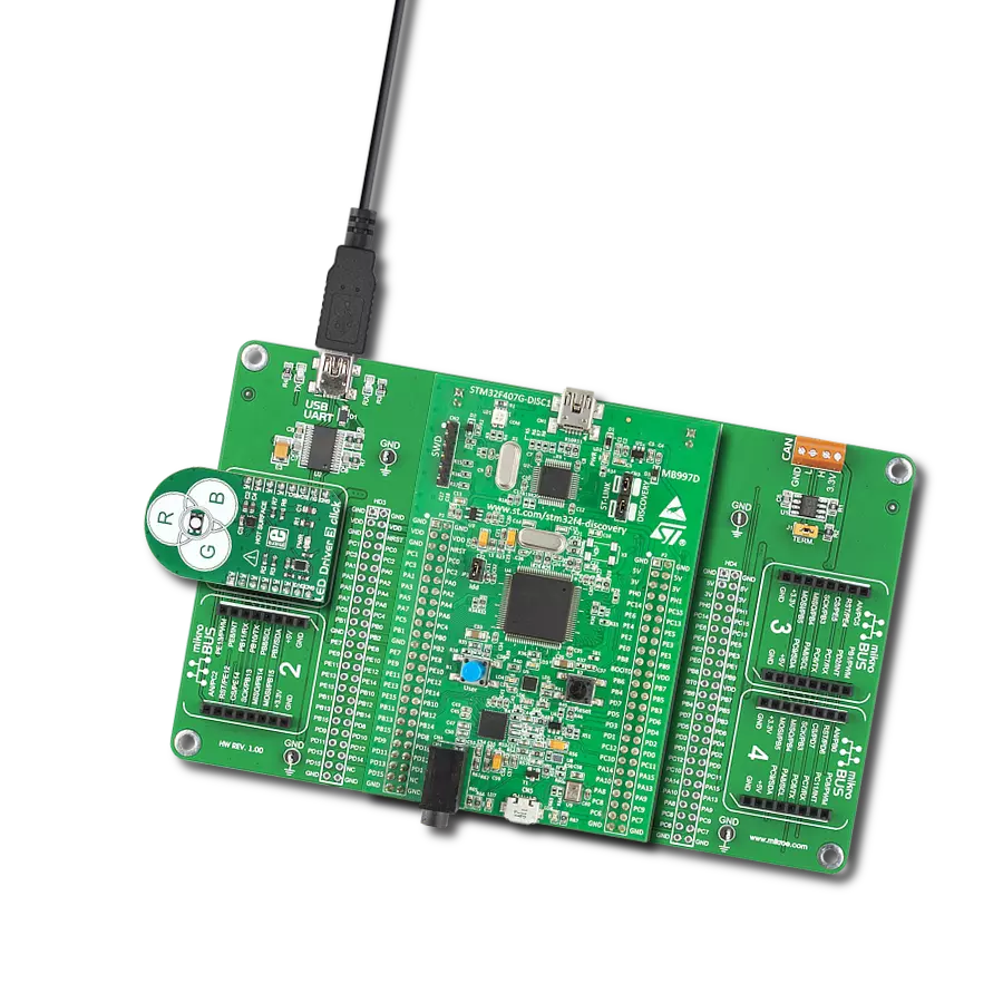 Create various RGB light animations and patterns with NCP5623B and STM32F407VGT6 | EmbeddedWiki