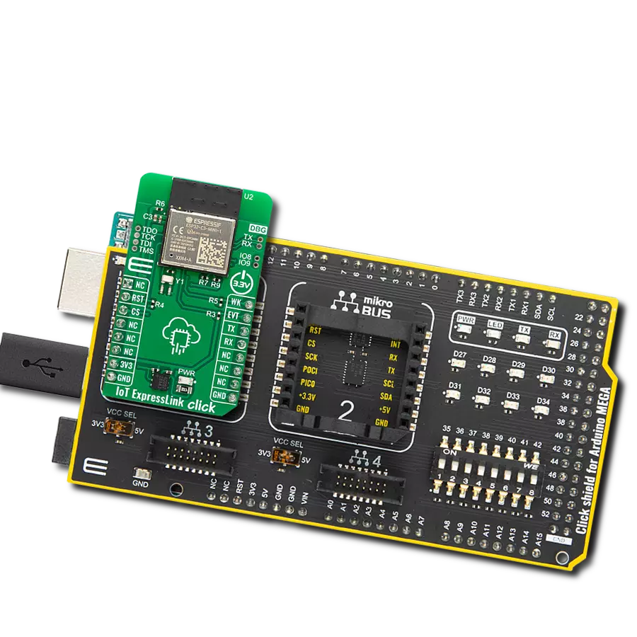 Simplify secure device-to-cloud connections with ESP32-C3-MINI-1-N4-A and ATmega2560 | EmbeddedWiki