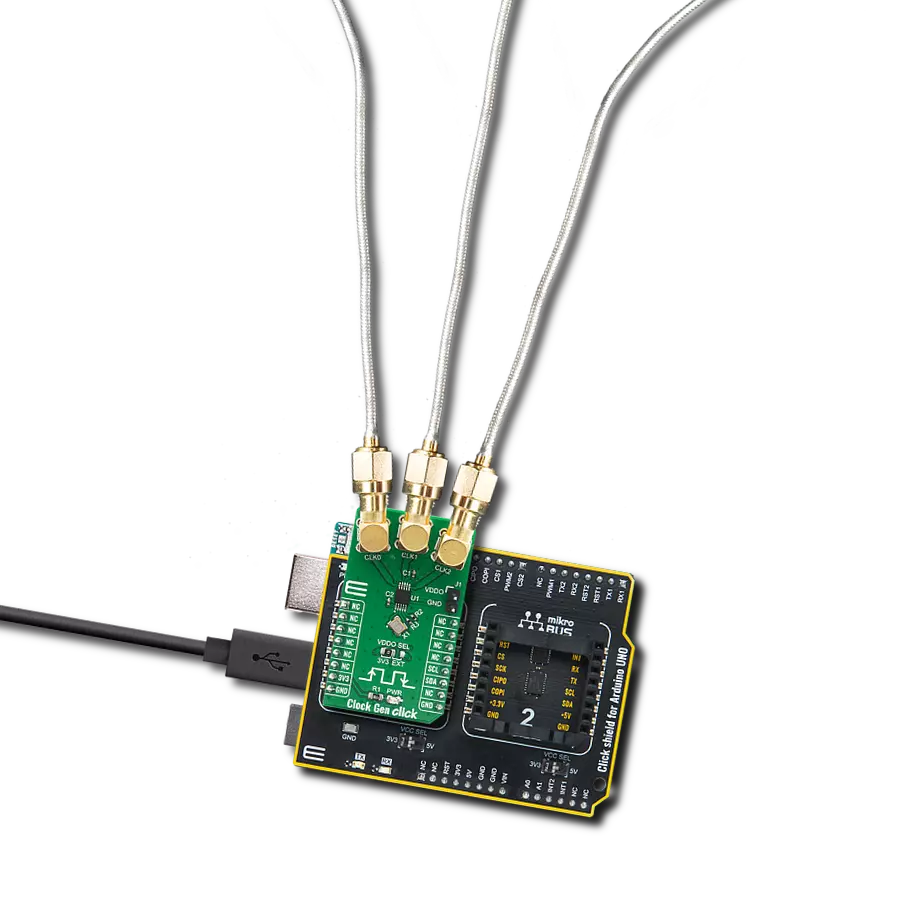 Provide a stable frequency reference for various electronic systems with Si5351A and ATmega328P ...