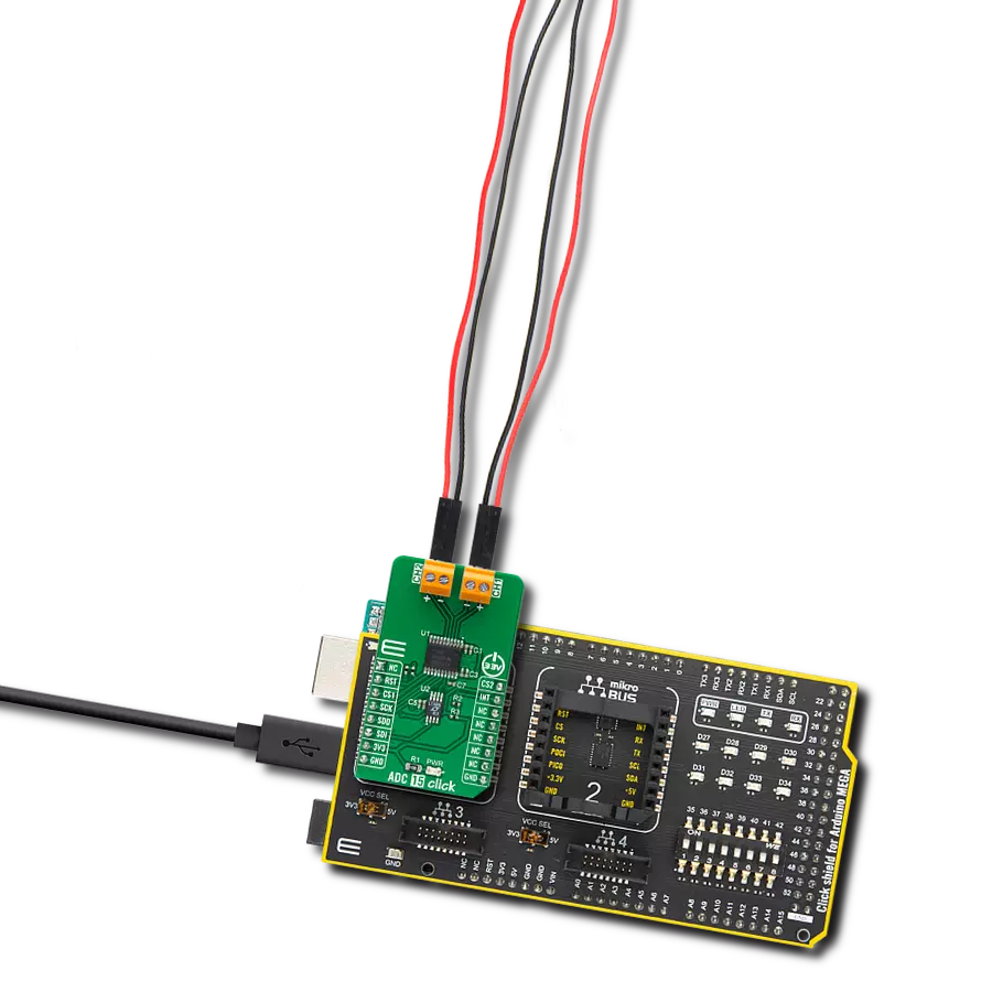 The best available custom ADC solution with ADS131M02 and ATmega2560 ...