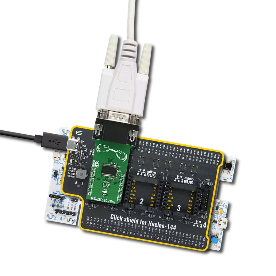 Bridge TTL/CMOS to RS232 using MAX3237E and STM32F413ZH | EmbeddedWiki