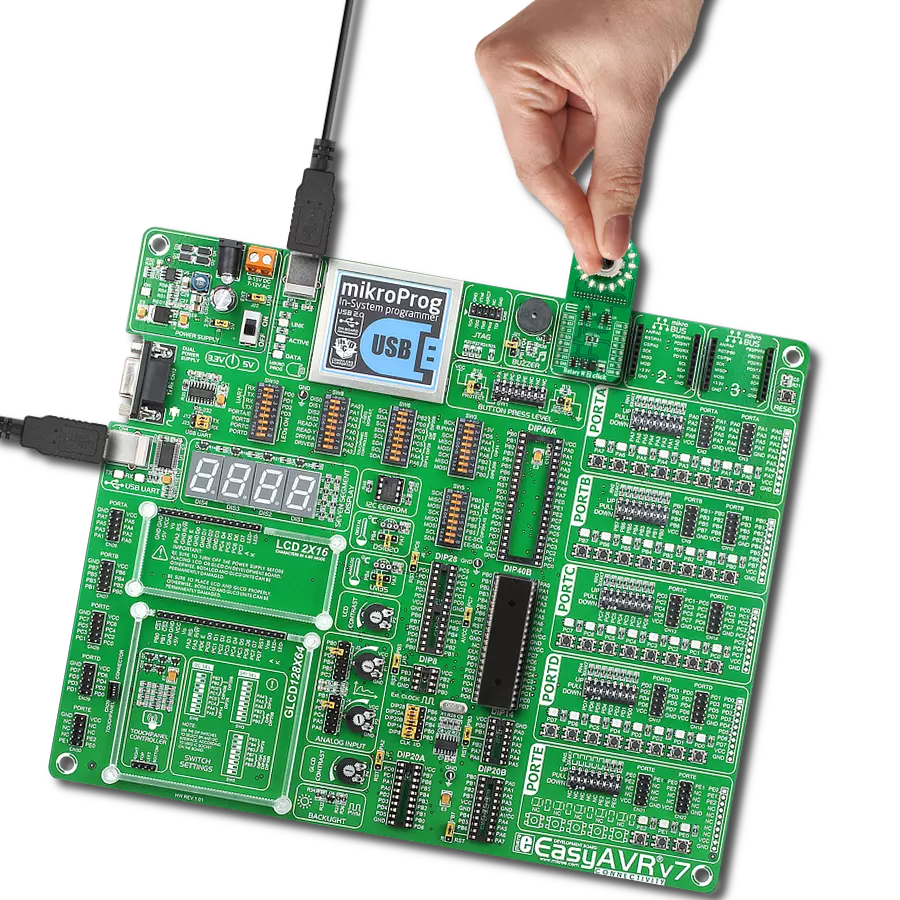 Add a knob and visual feedback to electronic projects with TLC5925 and ATmega1284P | EmbeddedWiki