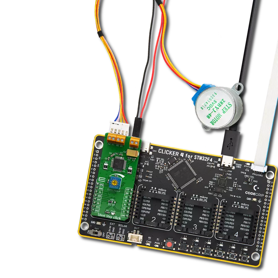 Achieve extremely quiet operation and smooth motion of bipolar stepper motors using the TMC5130 ...