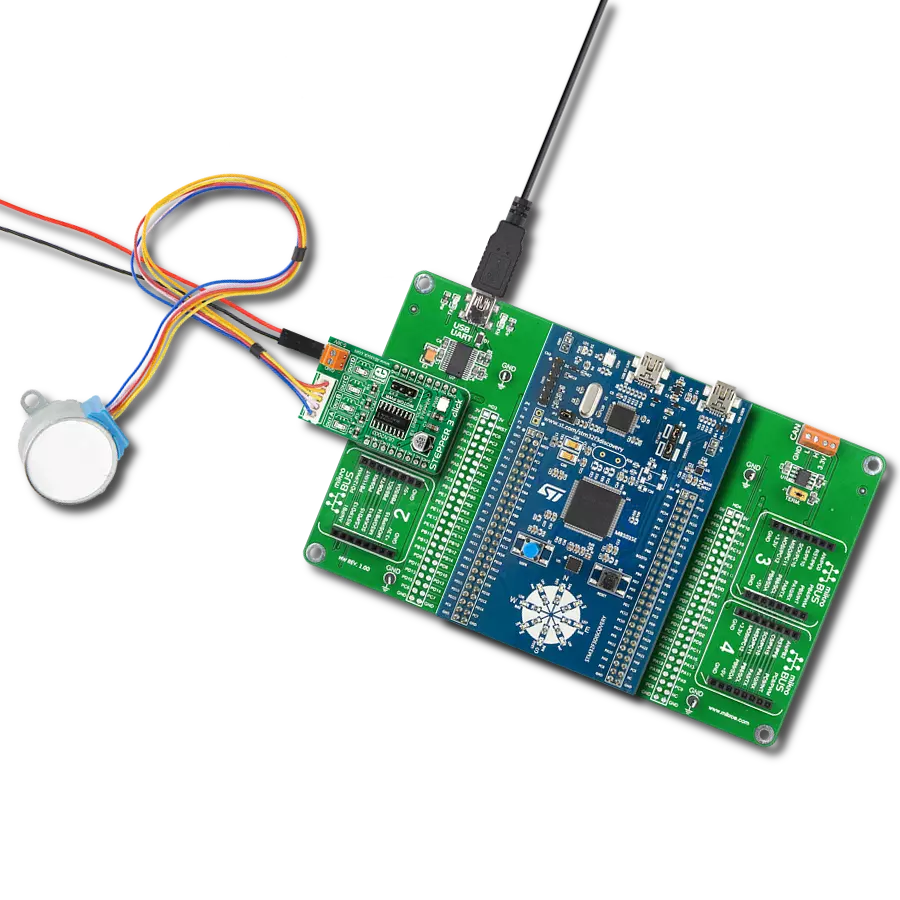 Drive unipolar stepper motors with ULN2003A and STM32F303VC | EmbeddedWiki