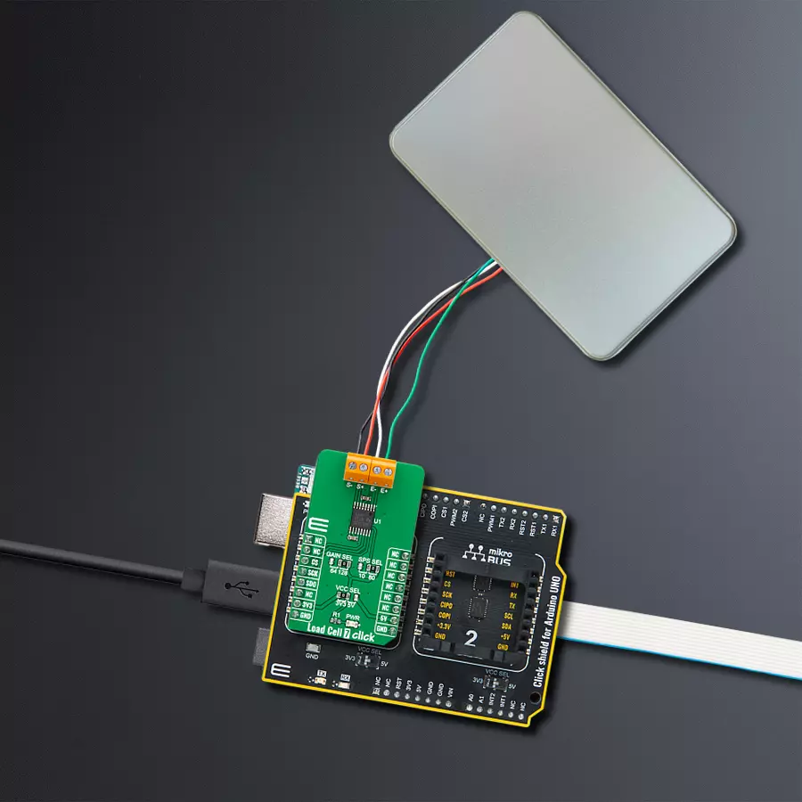 Measure force or weight of an object with ADS1230 and ATmega328P | EmbeddedWiki