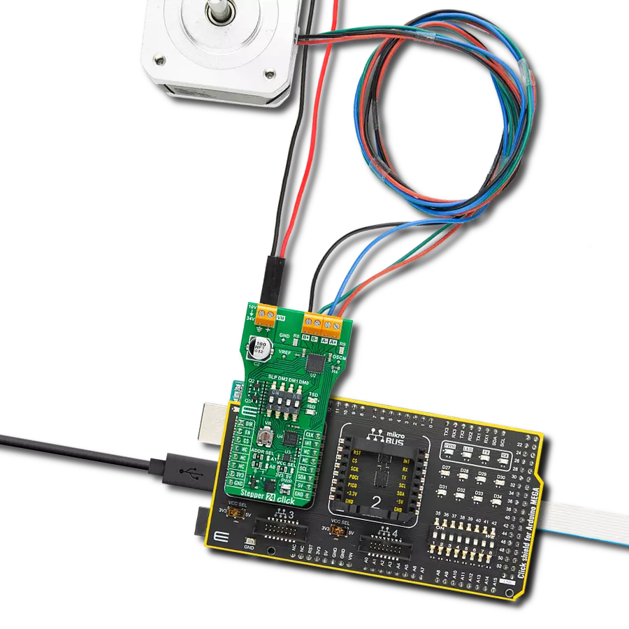 Command and maneuver small stepping motors with the precision of the ...