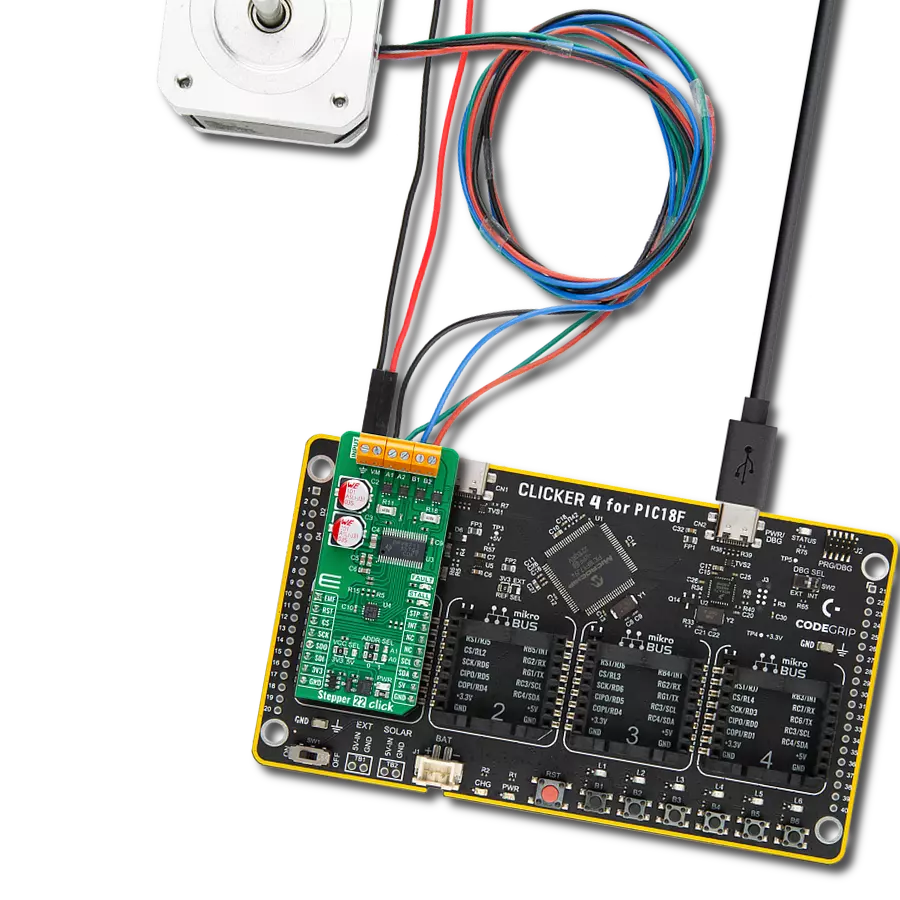 Drive bipolar stepper motors and brushed DC motors with DRV8711 and ...
