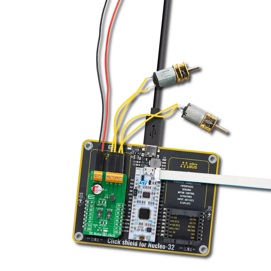 Unleash the potential of your DC brushed motor with TC78H653FTG and STM32F031K6 | EmbeddedWiki